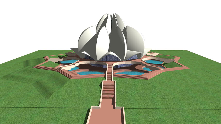 Lotus Temple | 3D Warehouse