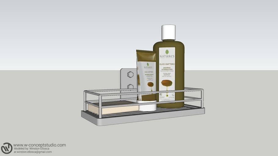 WSE-Toilet Wall Mounted Soap Container | 3D Warehouse