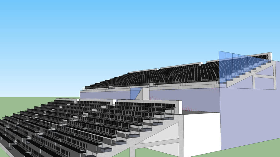 two-tier stand | 3D Warehouse