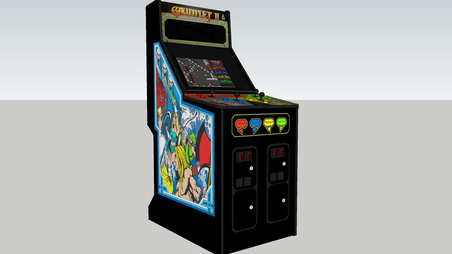 Gauntlet II arcade game | 3D Warehouse