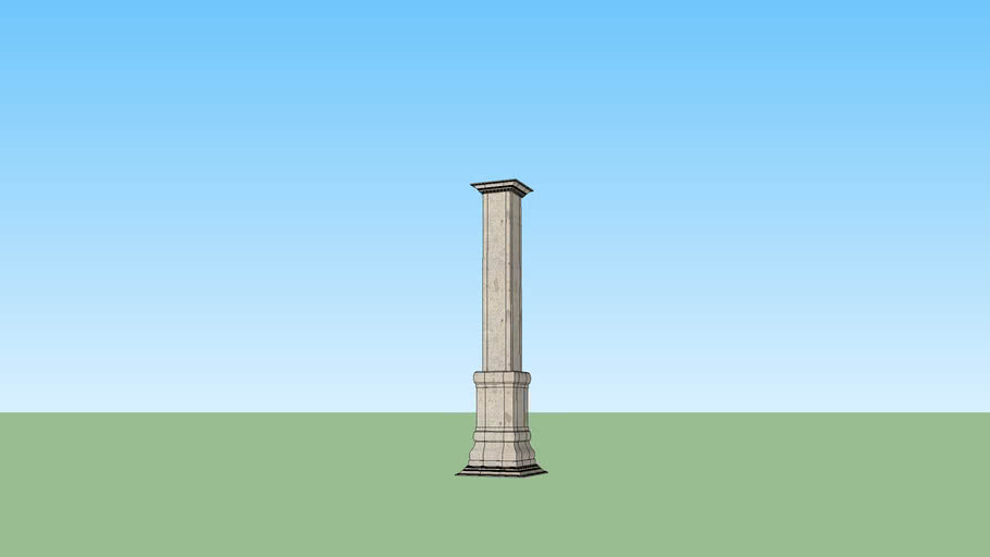 Columna de cantera rosa | 3D Warehouse