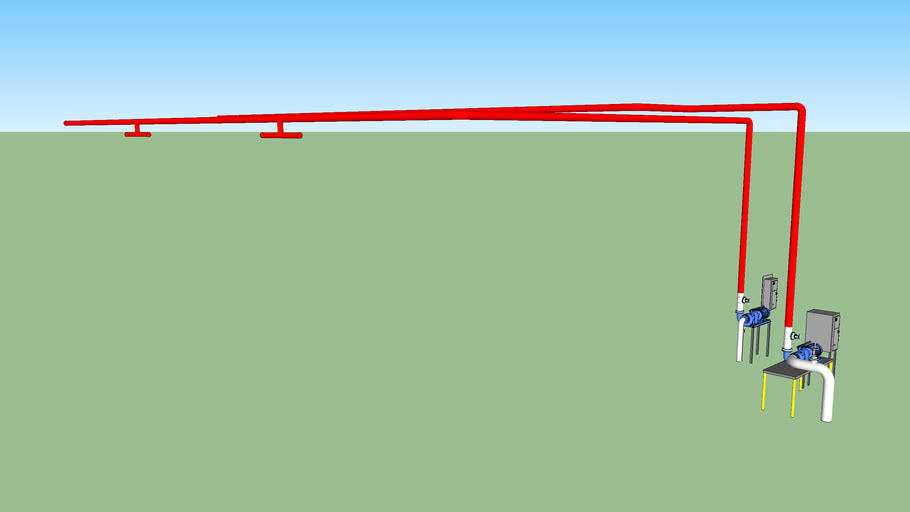 Fire System Piping | 3D Warehouse