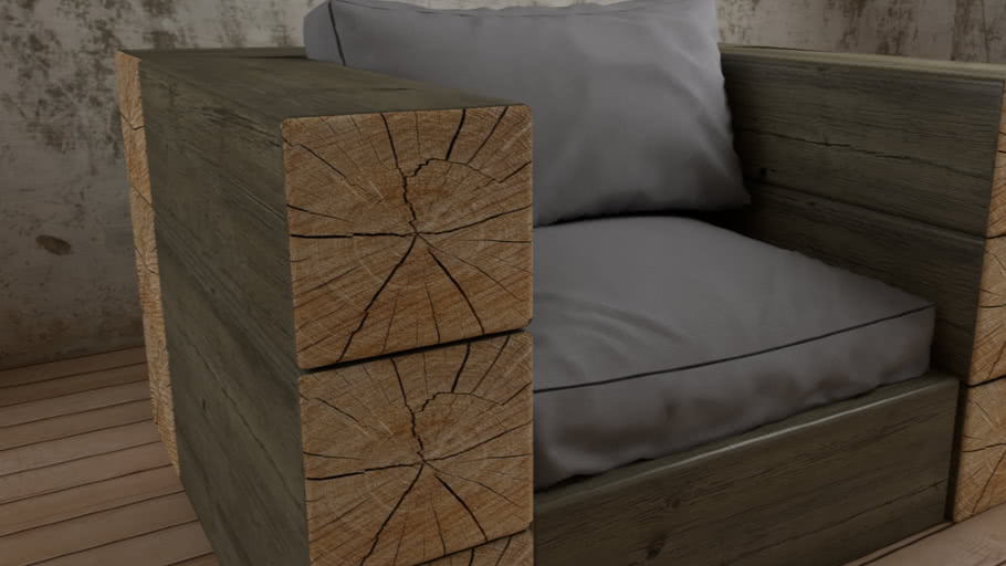 rustic couch sofa | 3D Warehouse