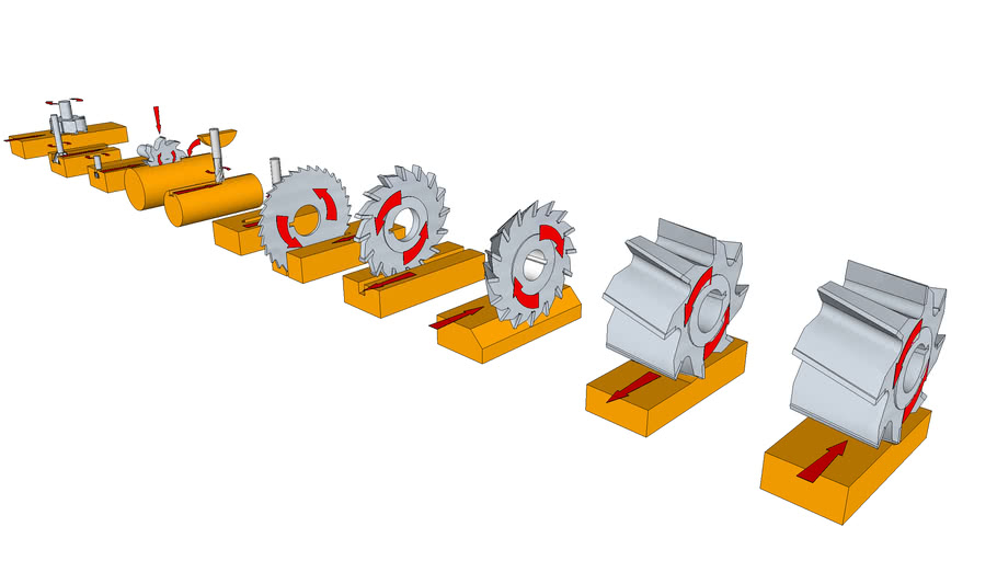 Milling Cutters | 3D Warehouse