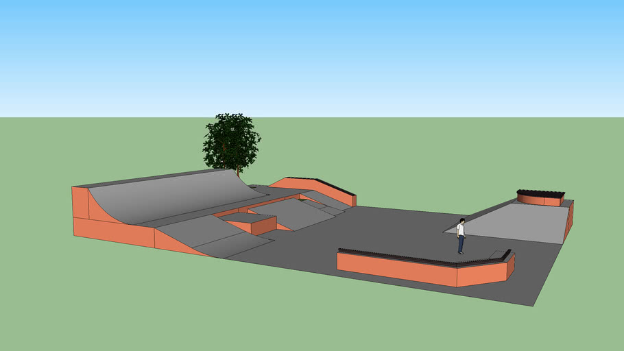 Skate Park design 1 | 3D Warehouse