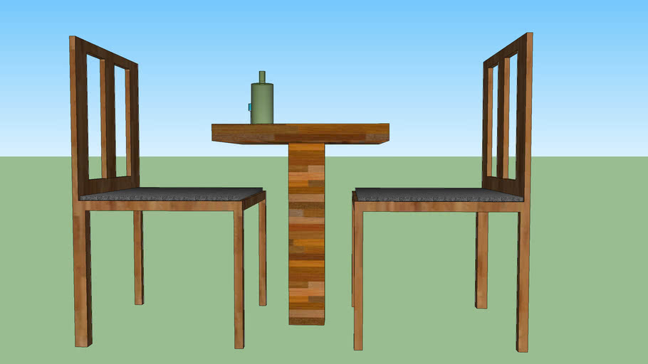 Small Table Set | 3D Warehouse