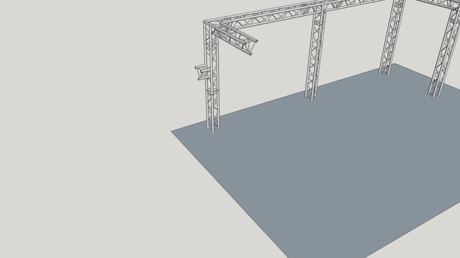 truss system, 5 varients | 3D Warehouse