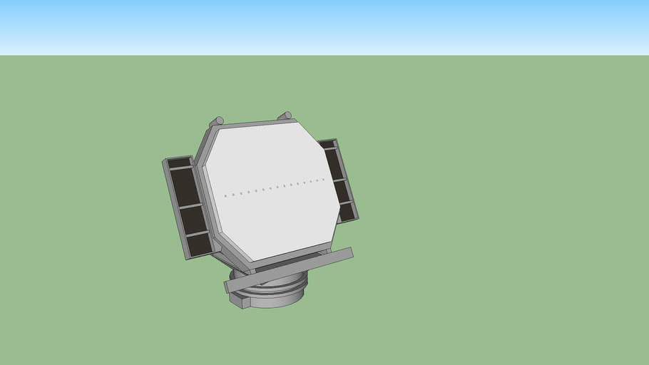 OPS-24 AESA Radar 海上自衛隊 艦載用アクティブ・フェーズドアレイレーダー | 3D Warehouse