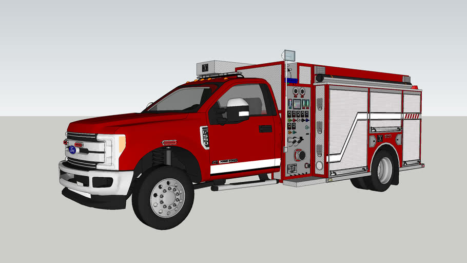 Ford F-550 Mini-Pumper | 3D Warehouse