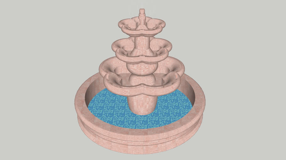 Fuente colonial 3D | 3D Warehouse