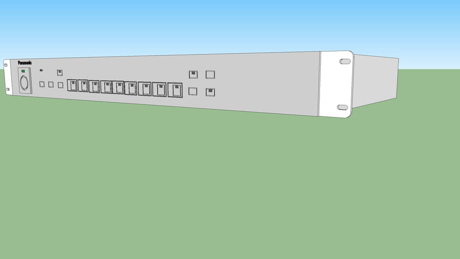 Panasonic WJ-FS309 video camera multiplexer | 3D Warehouse