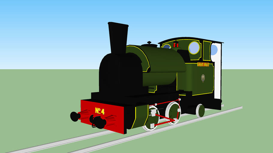 Talyllyn Railway No.4 ''Edward Thomas'' (1960-1962) | 3D Warehouse