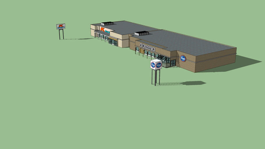 1970s Era KMart and Kroger | 3D Warehouse