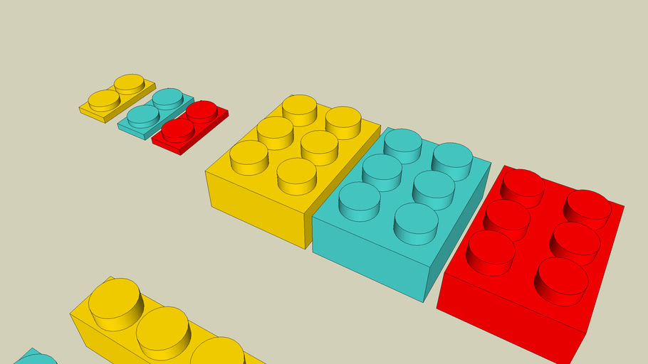 lego bricks | 3D Warehouse