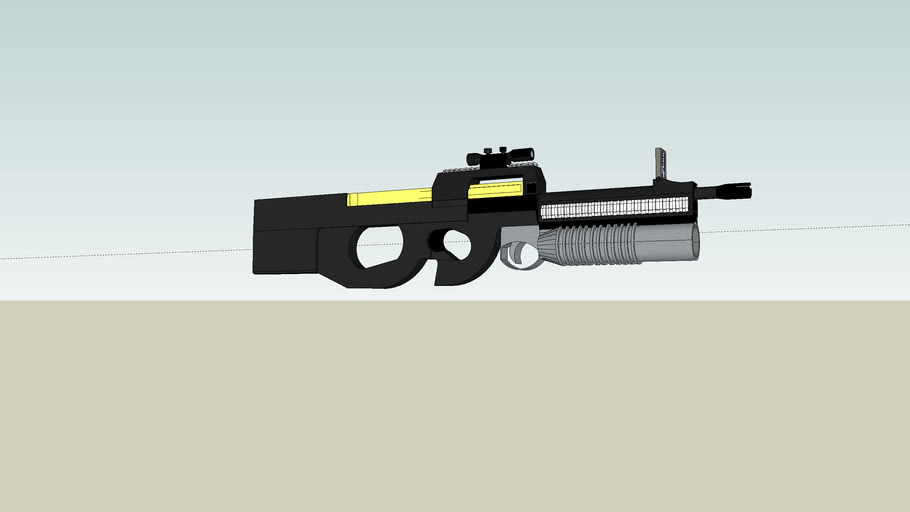 P90+m203 | 3D Warehouse