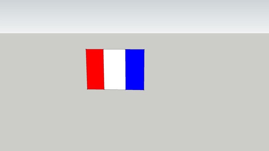 France Flag | 3D Warehouse