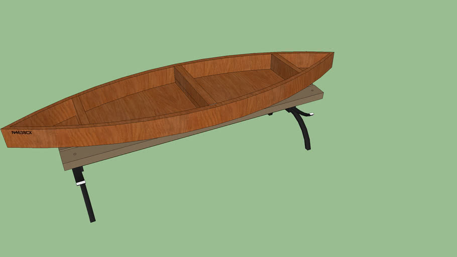 Canoe Bench | 3D Warehouse