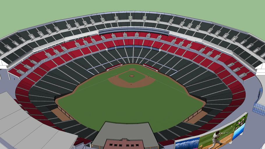 Baseball stadium(almost done) | 3D Warehouse