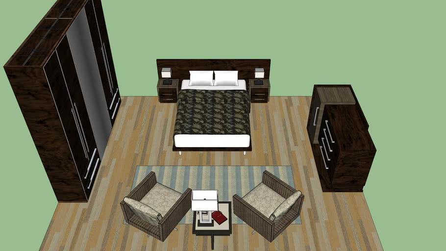 quarto casal completo | 3D Warehouse