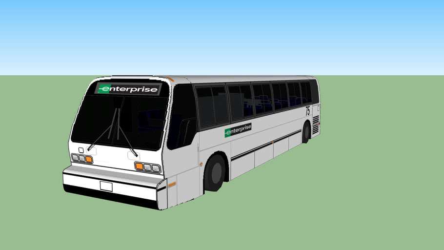 1992 tmc rts enterprise rental car shuttle bus | 3D Warehouse