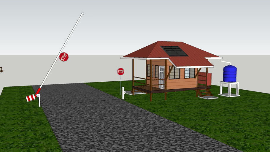 Wooden - Guard House Oct2014 | 3D Warehouse