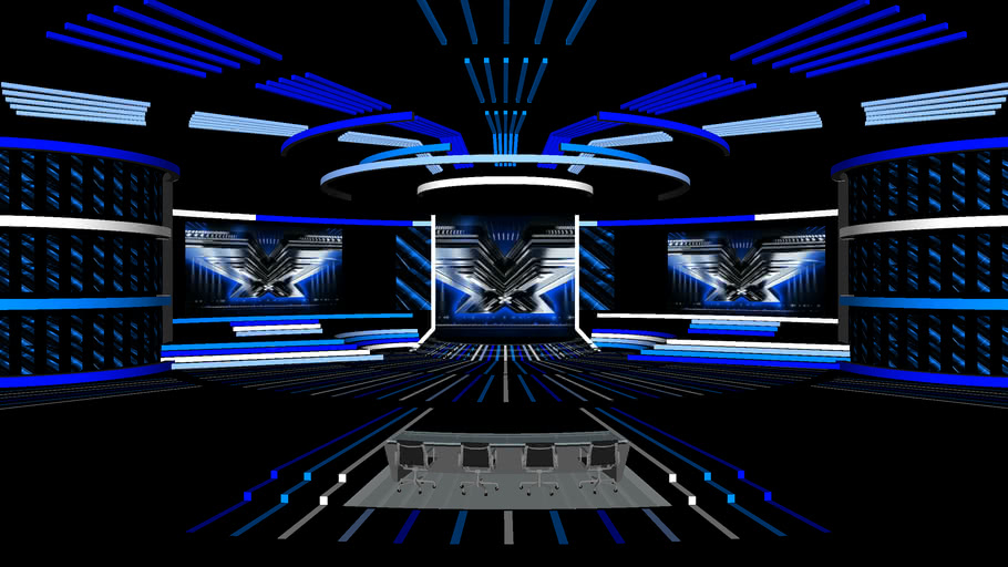 The X Factor UK (Season 7) Live Shows Stage | 3D Warehouse