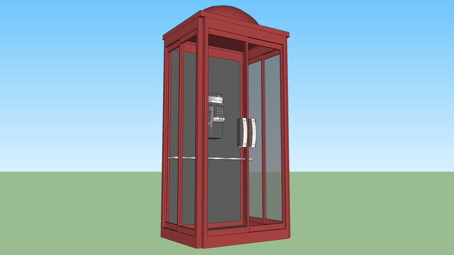 Cabine Telefônica Rústica | 3D Warehouse