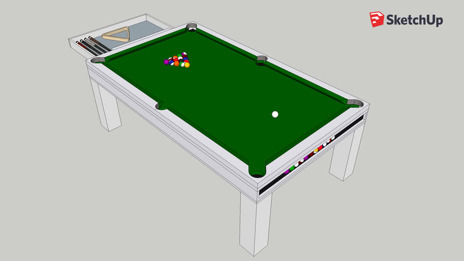 pool table 7 feet billar convertible mesa comedor | 3D Warehouse