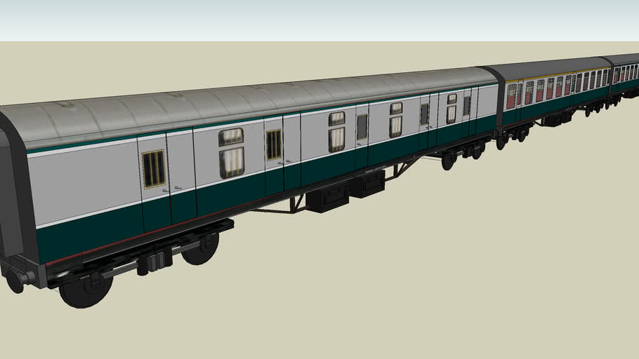 British Rail MK1 Coaches Blue | 3D Warehouse