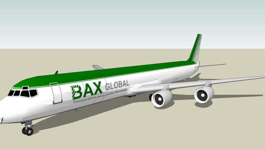 BAX Global McDonnell Douglas DC-8-70F | 3D Warehouse