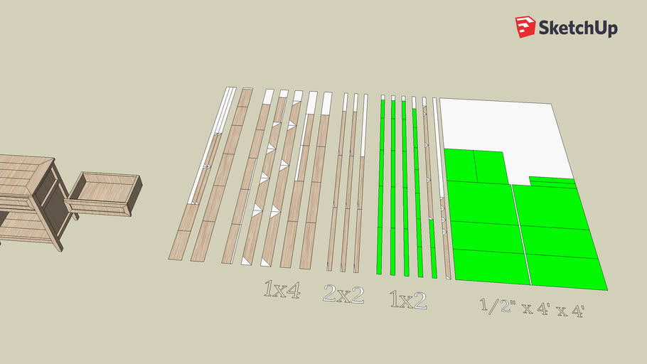 Side Tables w Details | 3D Warehouse