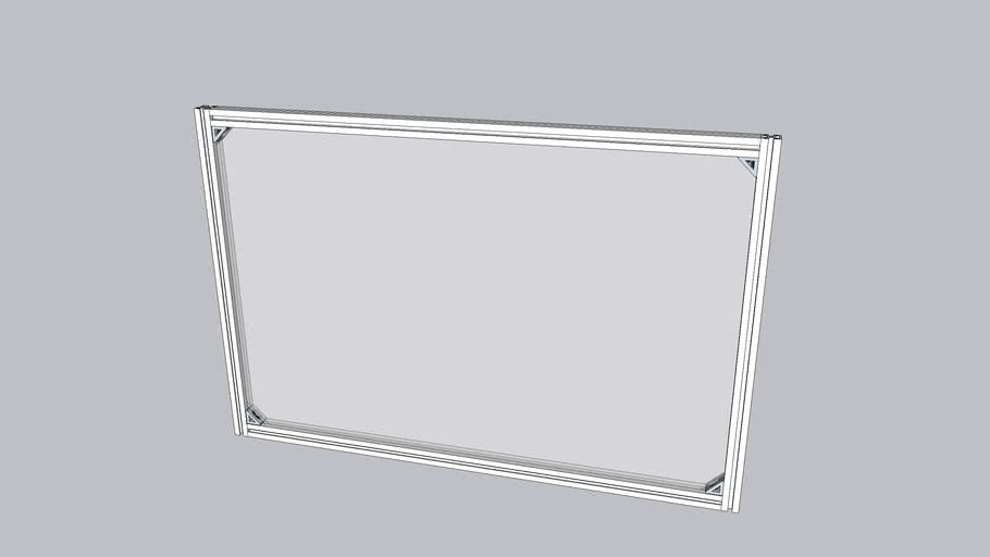 Extruded Aluminium 8020 Frame Dynamic Component Test. | 3D Warehouse