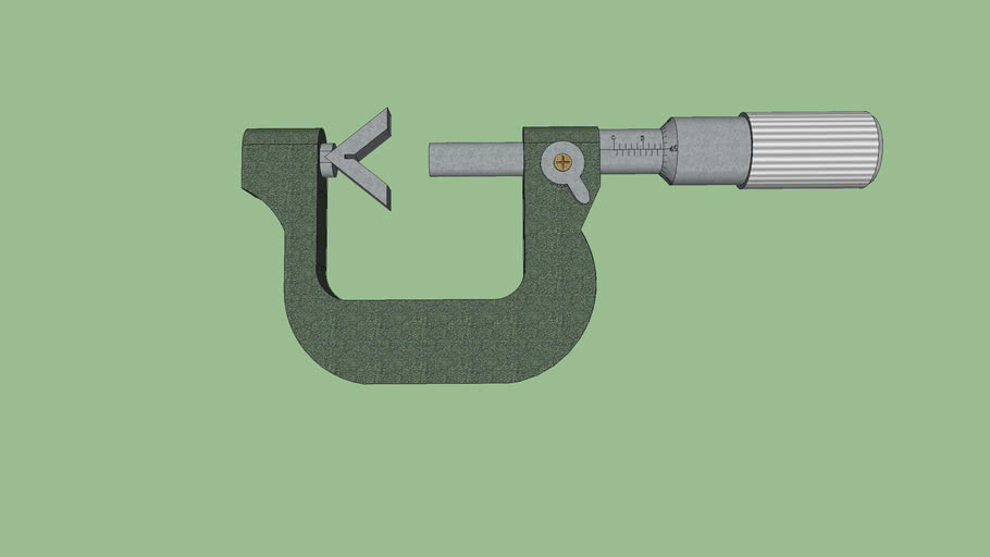 V-Anvil Micrometer | 3D Warehouse