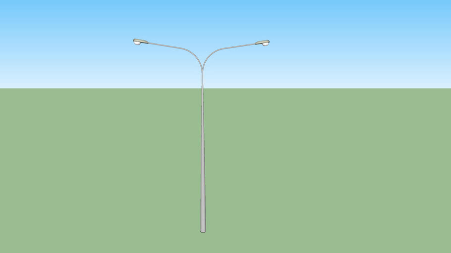 1995 Dual-Carriageway Street Light | 3D Warehouse