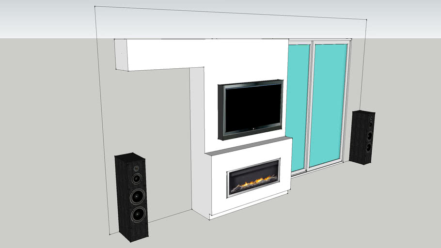 Living room wall | 3D Warehouse