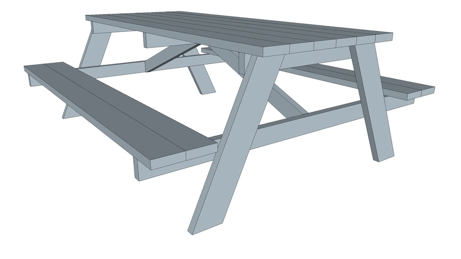 Picnic Table | 3D Warehouse