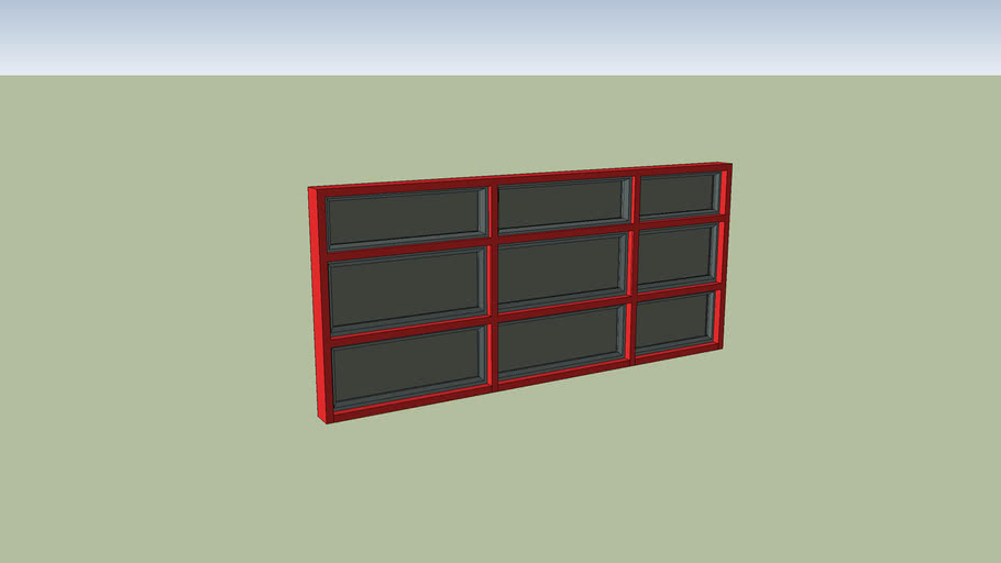 glass window with frame | 3D Warehouse