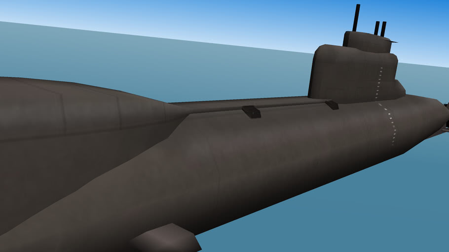 low poly submarine | 3D Warehouse