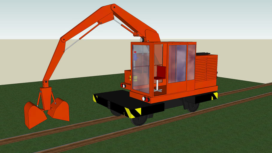 Rail excavator | 3D Warehouse