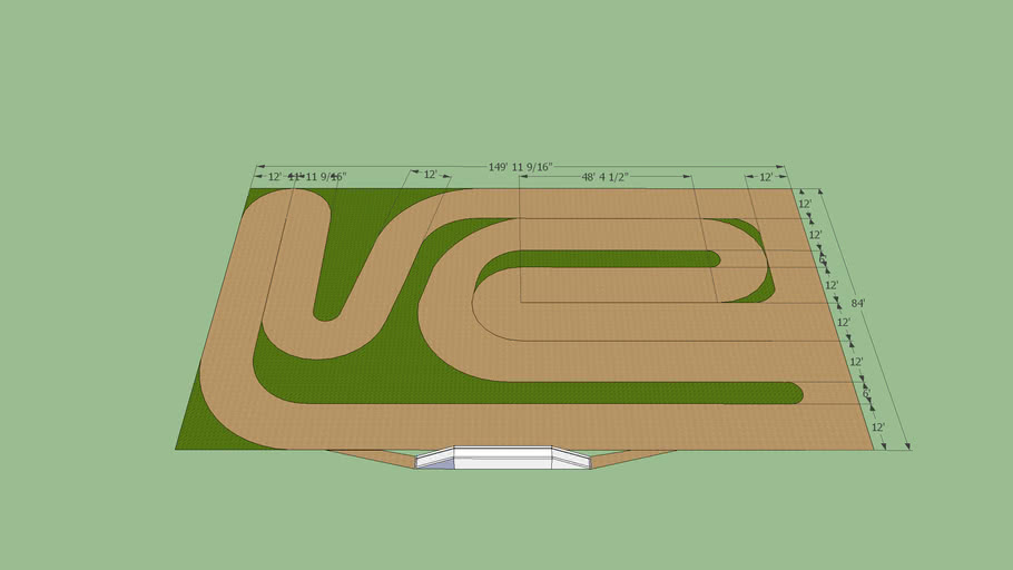 RC Offroad Track Layout | 3D Warehouse