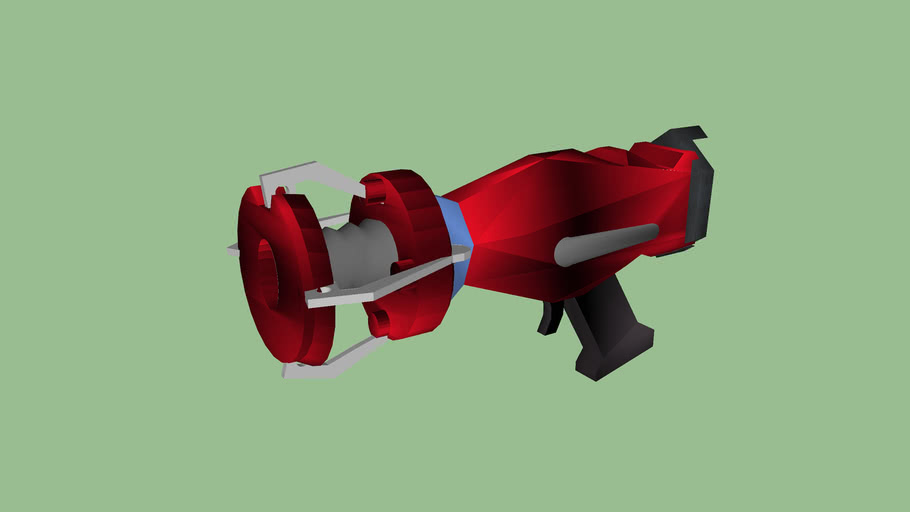 WAVE GUN_PART 1 (the red pistol) | 3D Warehouse