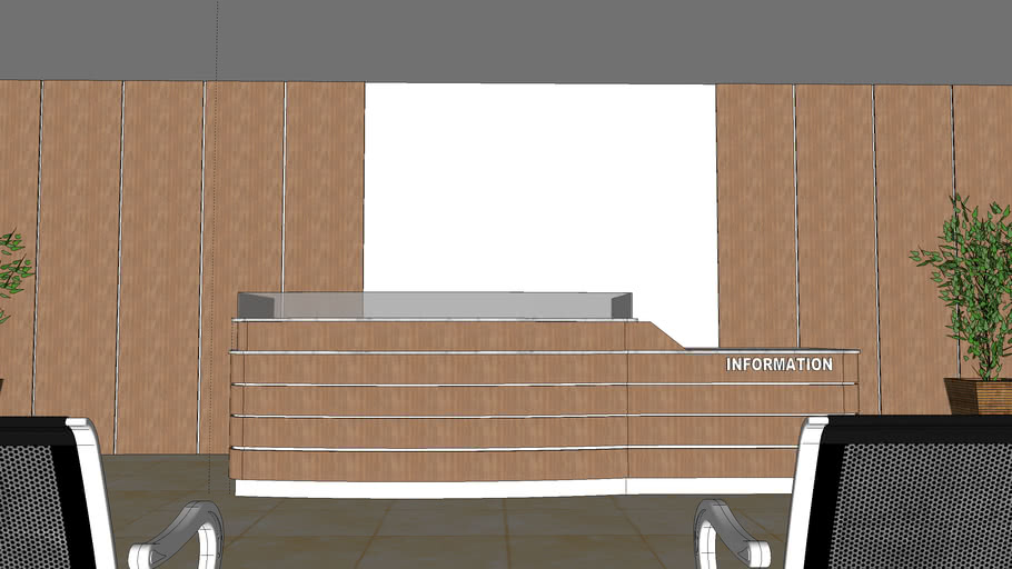 reception table | 3D Warehouse