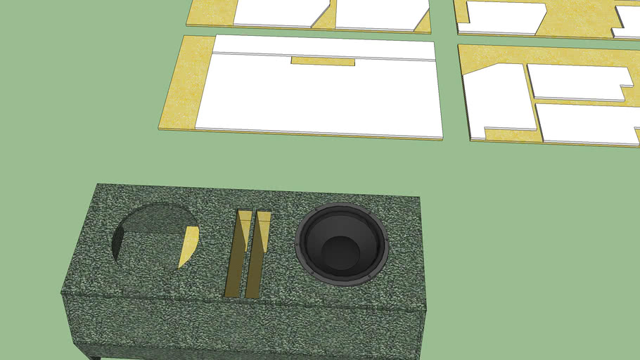 91 S10 Ext. Cab 2 12' Slotted Sub Box | 3D Warehouse