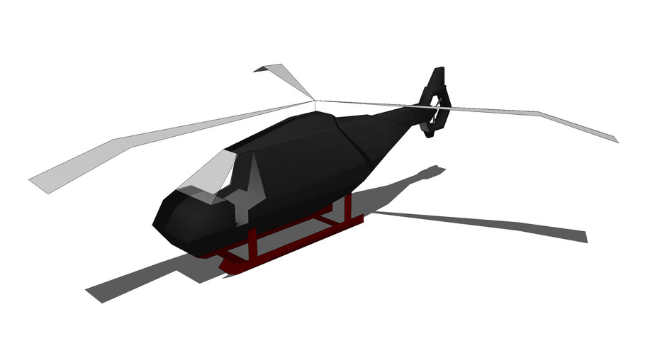 Super Low Poly (220 Entity) Helicopter | 3D Warehouse