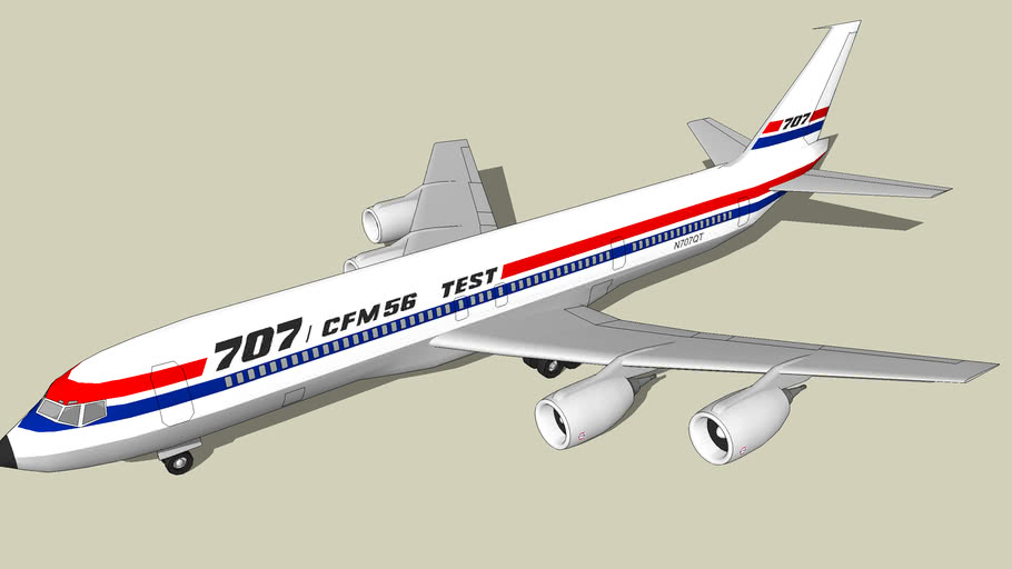 Boeing 707-700 | 3D Warehouse