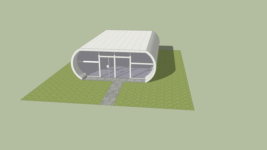 Modern Pod Building | 3D Warehouse