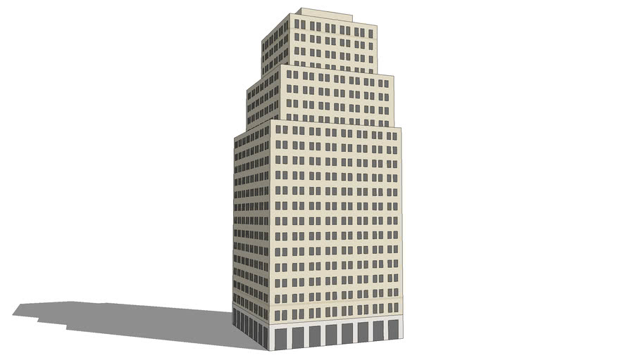 Highrise art deco skyscraper #1 | 3D Warehouse