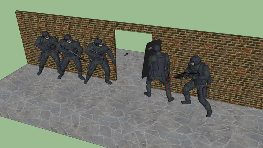 swat breaching 1 | 3D Warehouse