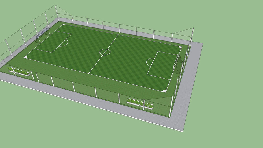 Quadra Sintética | 3D Warehouse