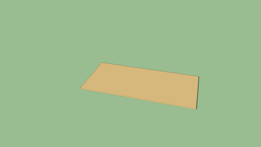 MDF Board 244x122 | 3D Warehouse